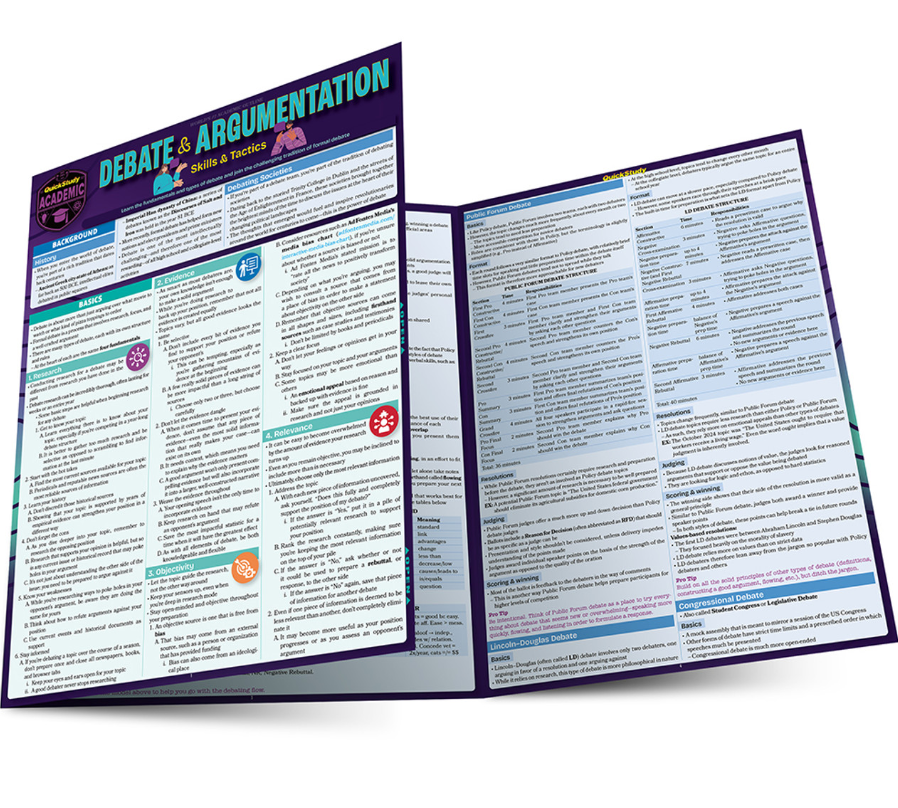 DEBATE & ARGUMENTATION SKILLS & TACTICS BAR CHART – CM School Supply
