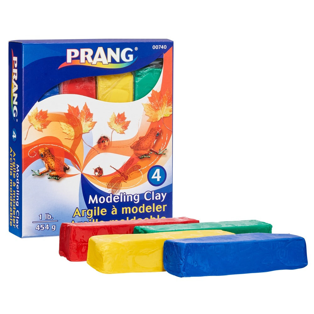 PRANG MODELING CLAY 4 COLORS 1LB – CM School Supply