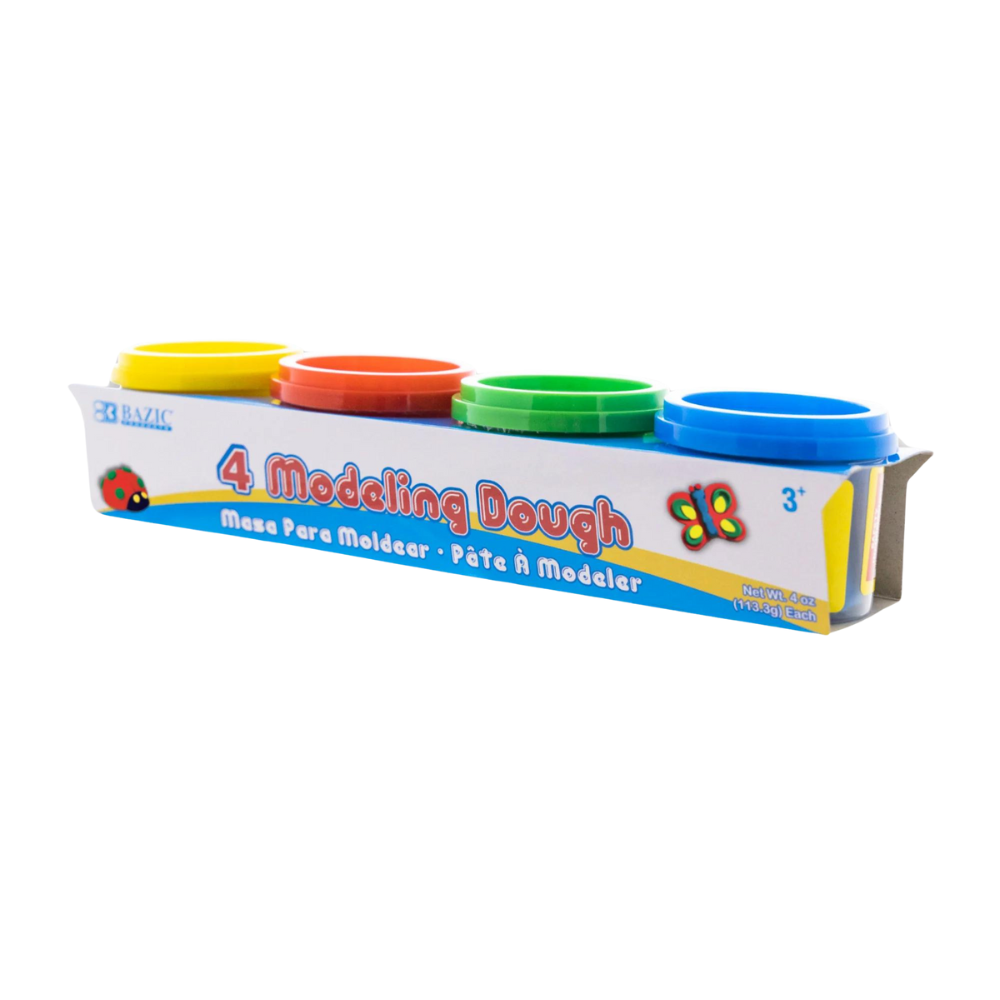 Modeling Dough Fluorescent Color 4 Oz. (Pack of 4) – CM School Supply