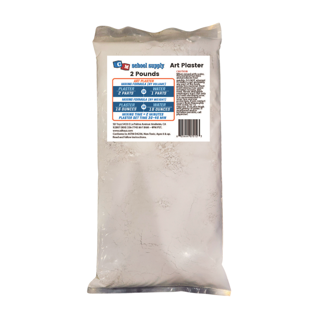CM School Supply 2lb Premium Art Plaster