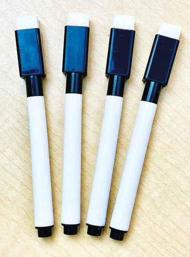 Smart Poly® Black Dry Erase Markers, Set of 4 – CM School Supply