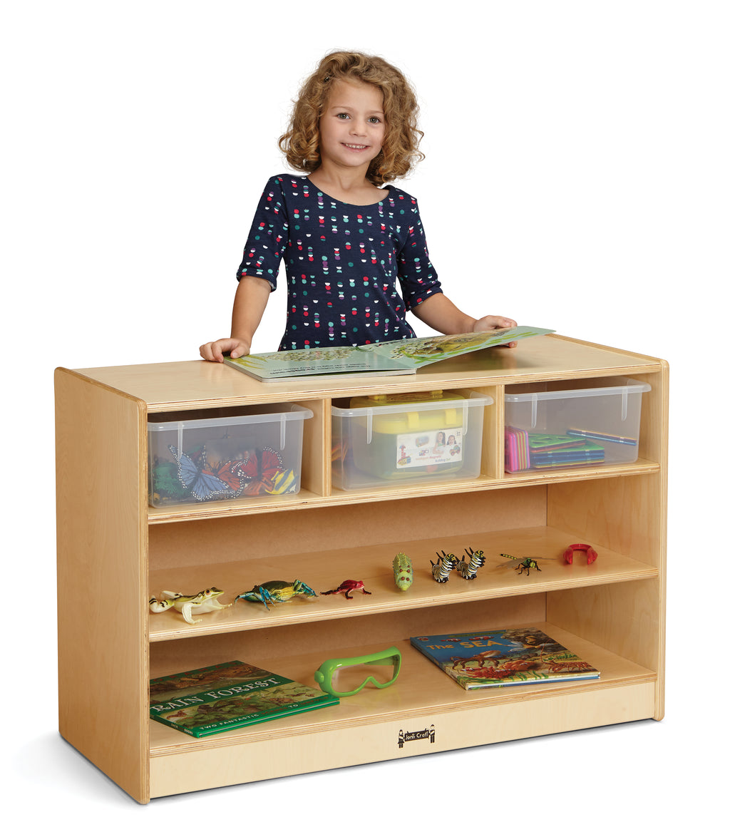Jonti-Craft STEM Combo Mobile Storage Unit with Clear Tubs – CM School ...