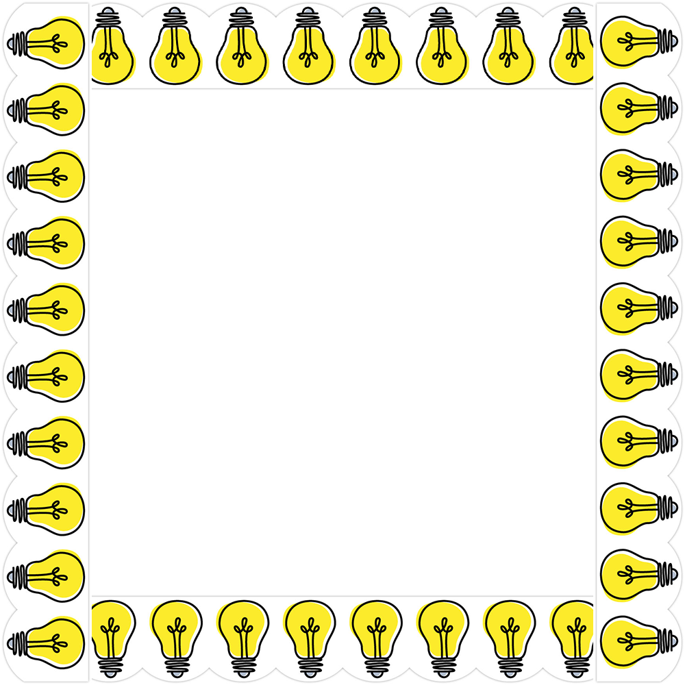 Doodle Lightbulbs (Core Decor) Border – CM School Supply