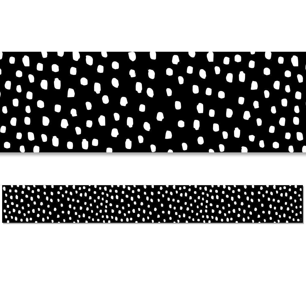 Dr Seuss Blue Polka Dot Border