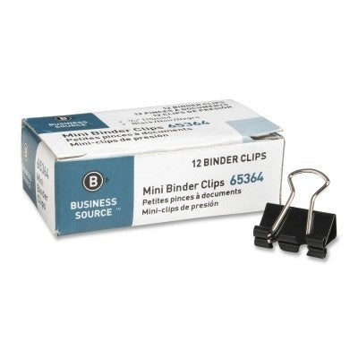 Black Mini Binder Clips - 973-364 – CM School Supply