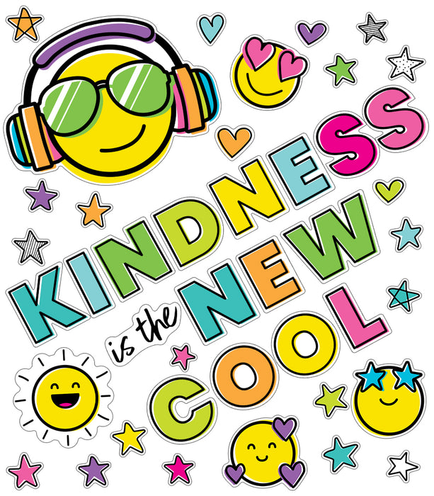 Kind Vibes Kindness Is the New Cool Bulletin Board Set — CM School Supply