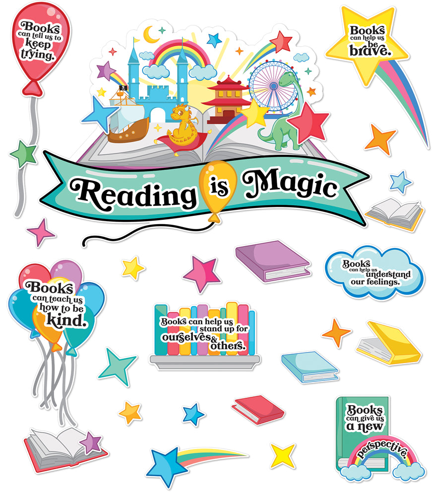 Reading Is Magic Bulletin Board Set – CM School Supply