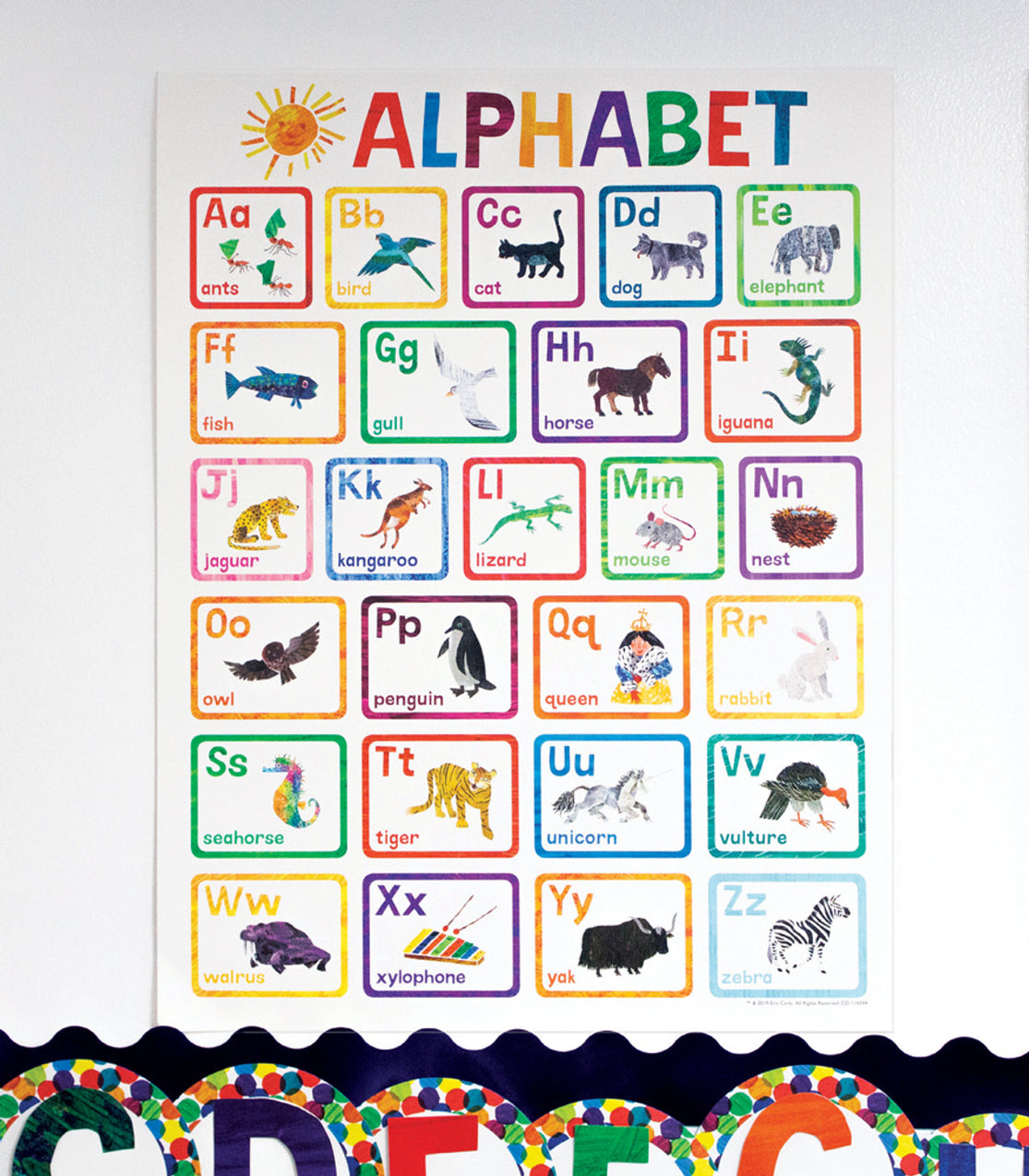 Eric Carle™ Alphabet Chart Grade PK-2 — CM School Supply