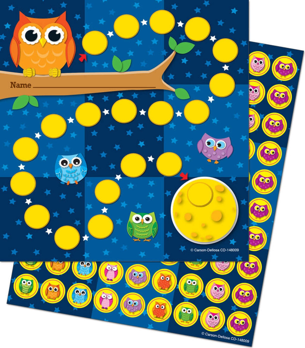 Owls Mini Incentive Charts – CM School Supply