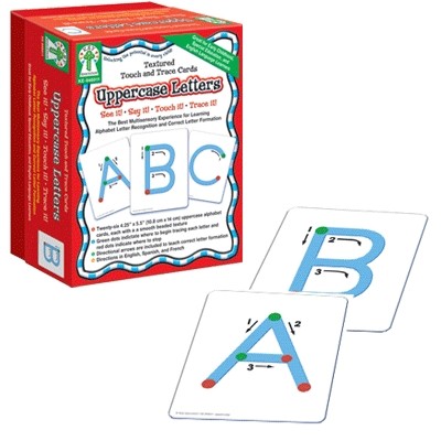 Textured Touch and Trace Cards - Uppercase - 832-461 – CM School Supply