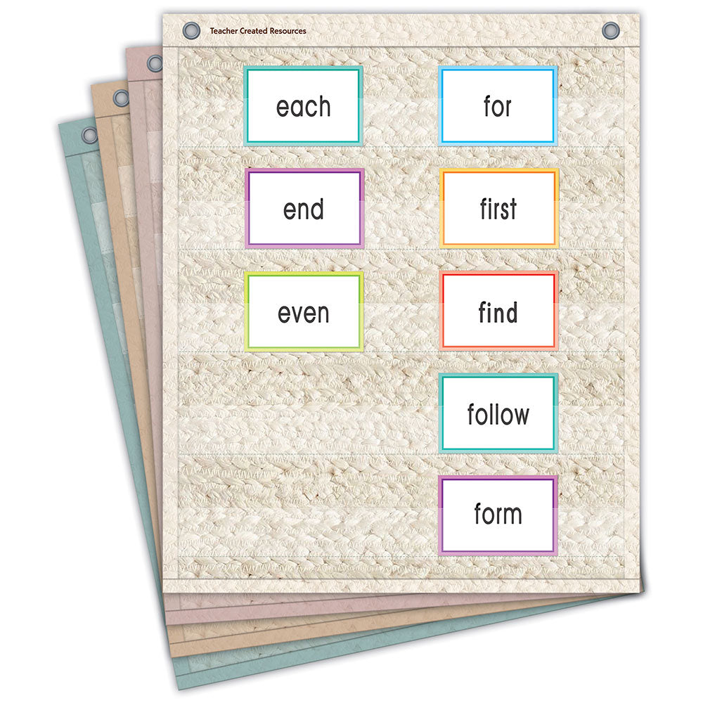 Small Pocket Charts (Set of 4) | Mini Magnetic Pocket Charts – CM ...