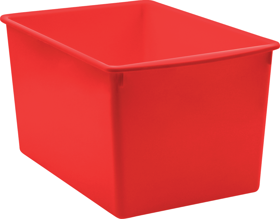 Red Plastic Multi-Purpose Bin — CM School Supply