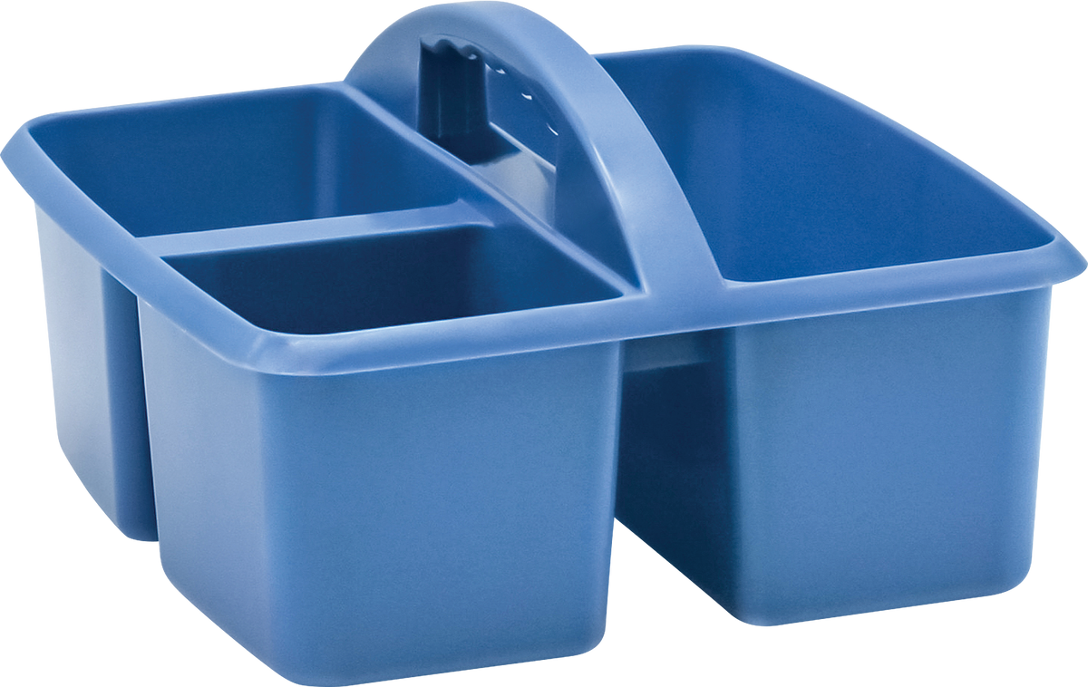 Slate Blue Plastic Storage Caddy — CM School Supply