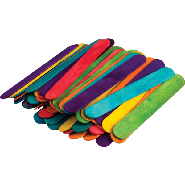 STEM Basics: Multicolor Jumbo Craft Sticks - 200 Count – CM School Supply