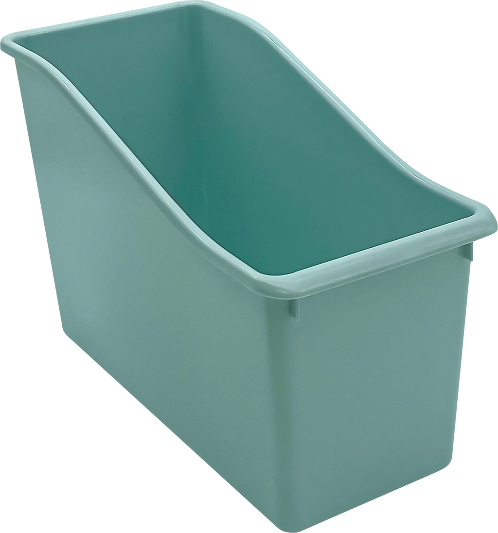 Calming Blue Plastic Book Bin – CM School Supply