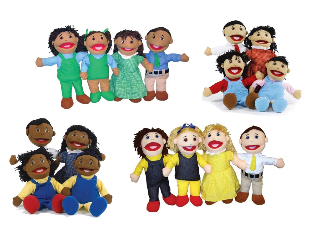 Family Puppets (4 Family Set) - 127-024 – CM School Supply