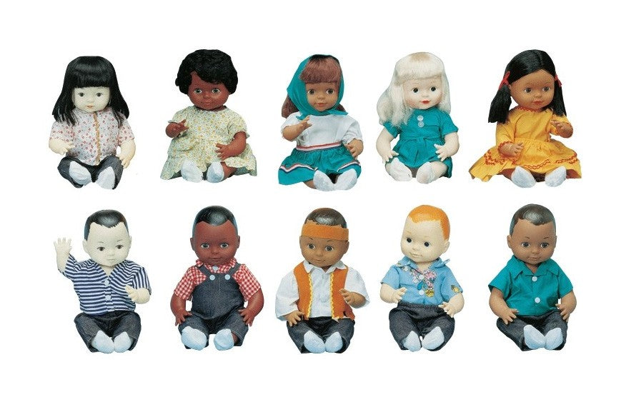 Multi-Ethnic School Dolls (Individual) - 127-110 – CM School Supply