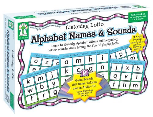 Listening Lotto Game: Alphabet Names & Sounds — CM School Supply