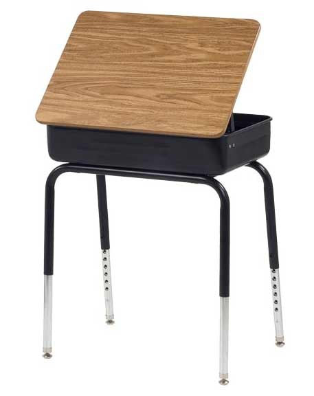 Lift-Lid Desk with Laminate Surface – CM School Supply