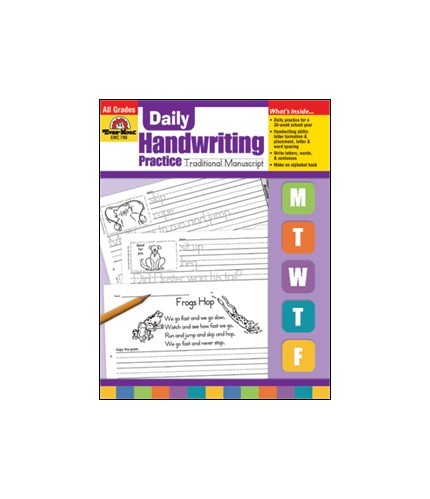 Daily Handwriting Practice - Traditional Manuscript — CM School Supply