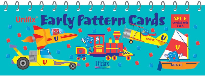 Unifix Early Pattern Cards - Set 6, Vertical Rods 1 to 5(DISC) – CM ...