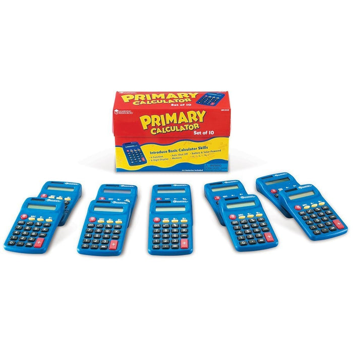 Primary Calculator Set of 10 — CM School Supply