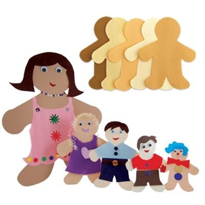 16" Multicultural Paper People, 25 ct. – CM School Supply