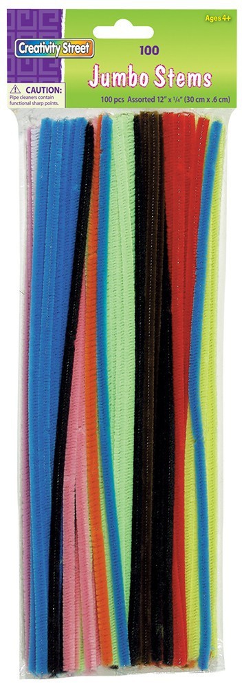 Assorted Jumbo Chenille Stems – CM School Supply