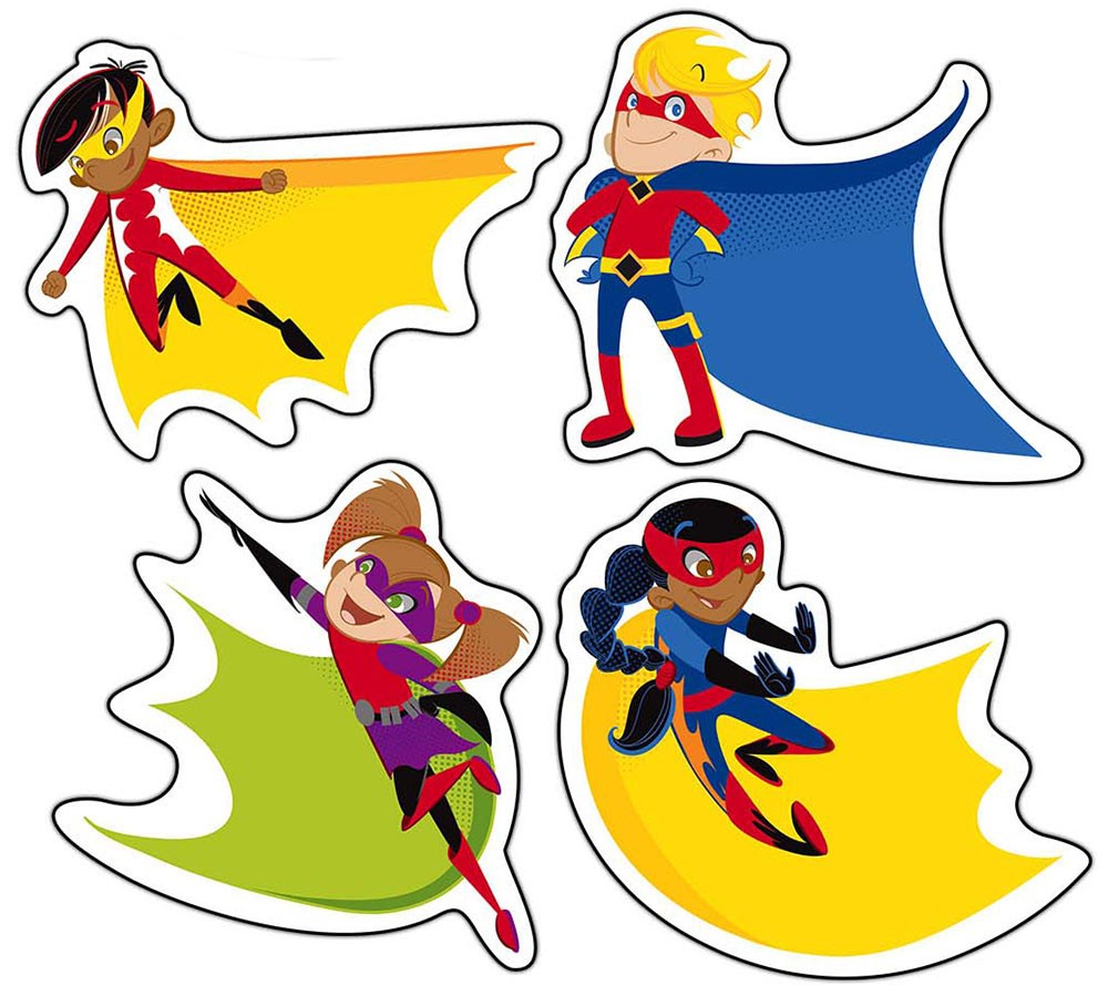 Super Power Super Kids Cut-Outs – CM School Supply