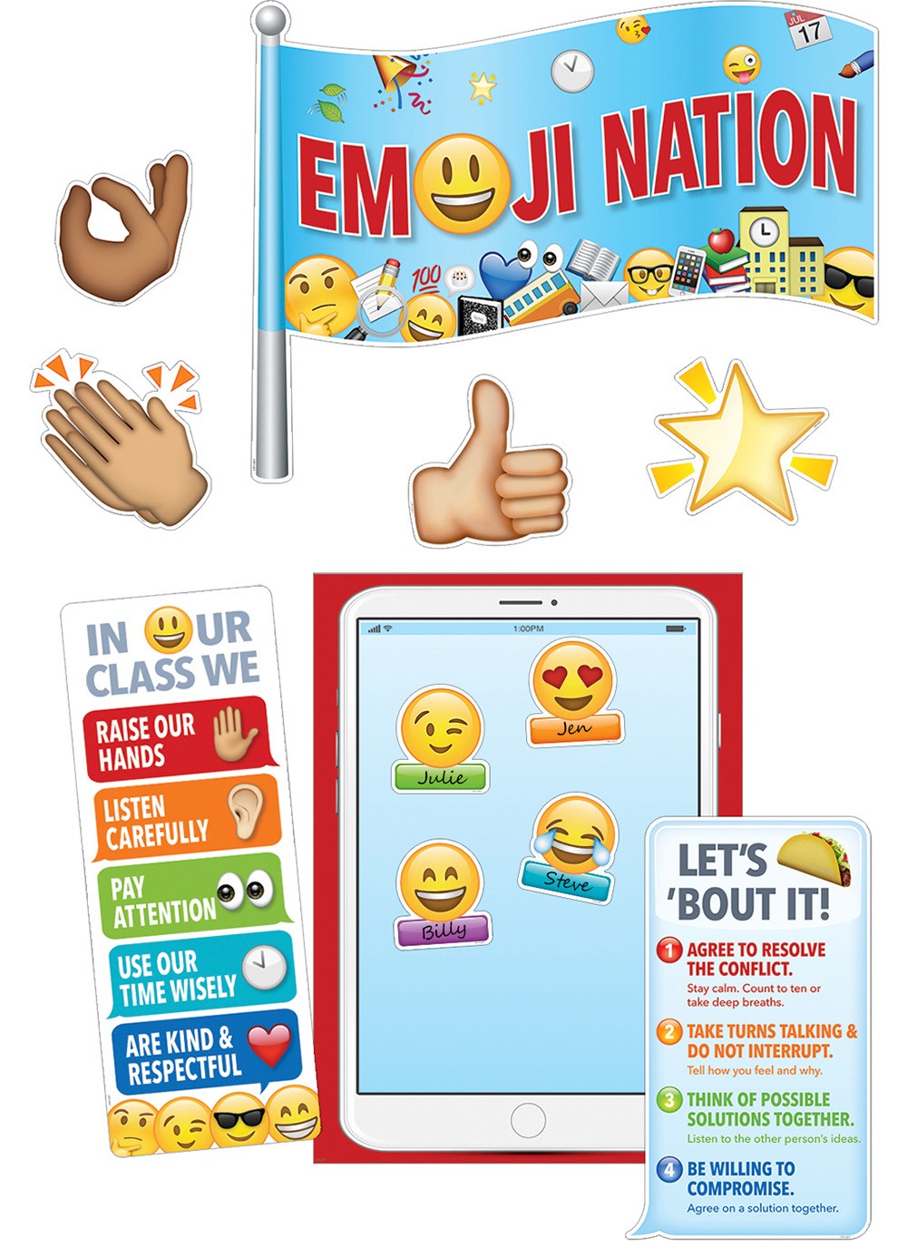 Emoji Fun Emoji Nation Bulletin Board – CM School Supply