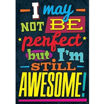 Argus® Poster: I May Not Be Perfect – CM School Supply