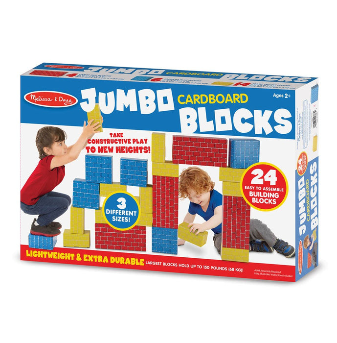 Jumbo Cardboard Blocks (24 pieces) - 710-273 — CM School Supply