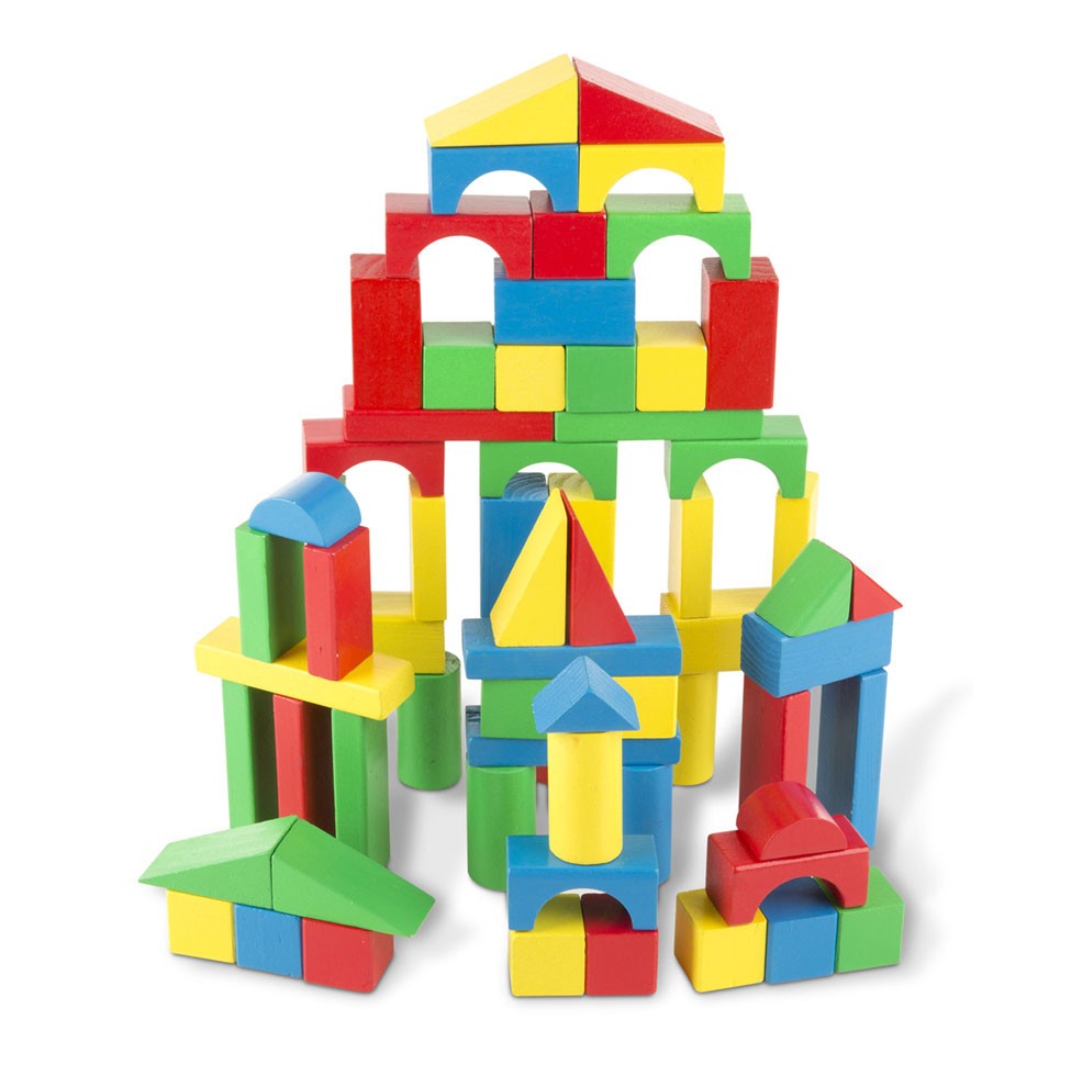 Painted Blocks - 100-Piece Set - 710-481 – CM School Supply