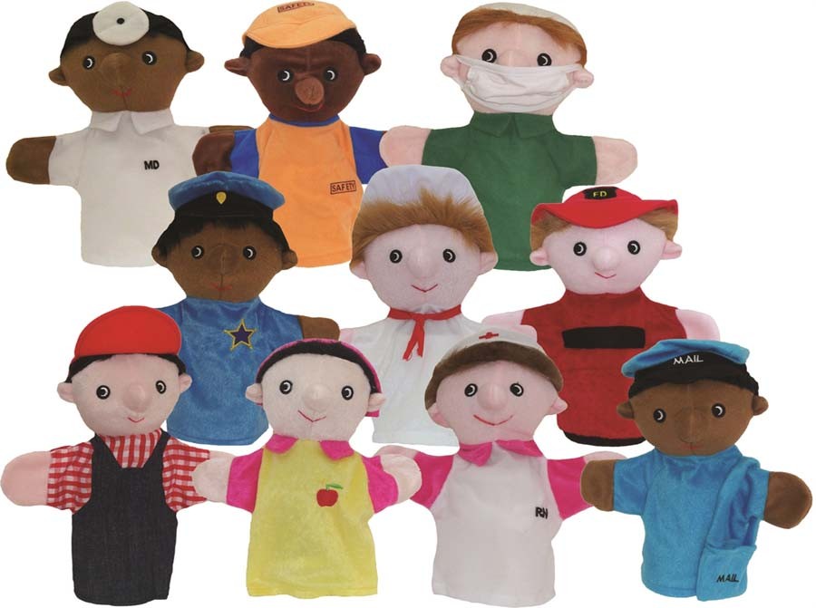 Community Helper Puppets (Set of 10) - 780-469 – CM School Supply