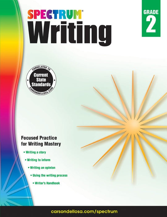 Spectrum Writing Grade 2 — CM School Supply