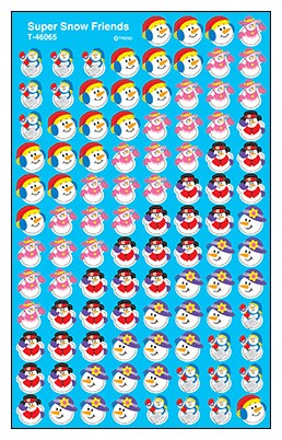 Super Snow Friends Stickers – CM School Supply
