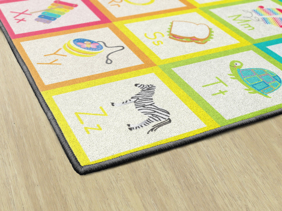 Alphabet Rug for Classroom | Alphabet Carpet with Pictures — CM School ...