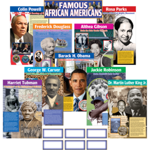 Famous African Americans Bulletin Board Display Set – CM School Supply