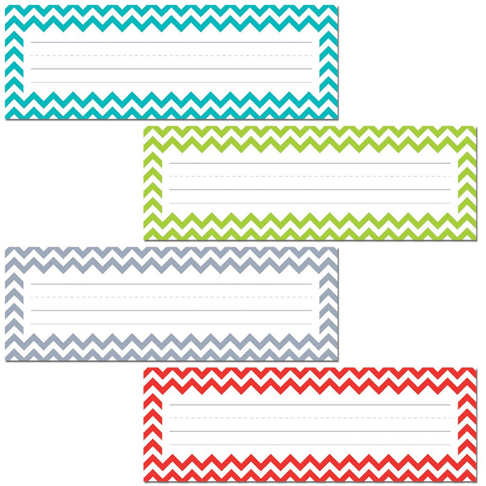Chevron Solids Name Plates — CM School Supply