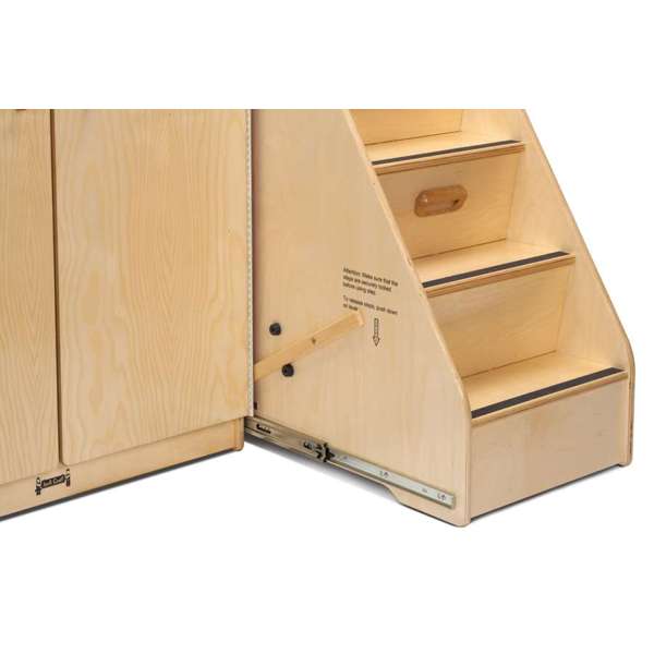 Jonti-Craft® Diaper Changer with Stairs - Right — CM School Supply