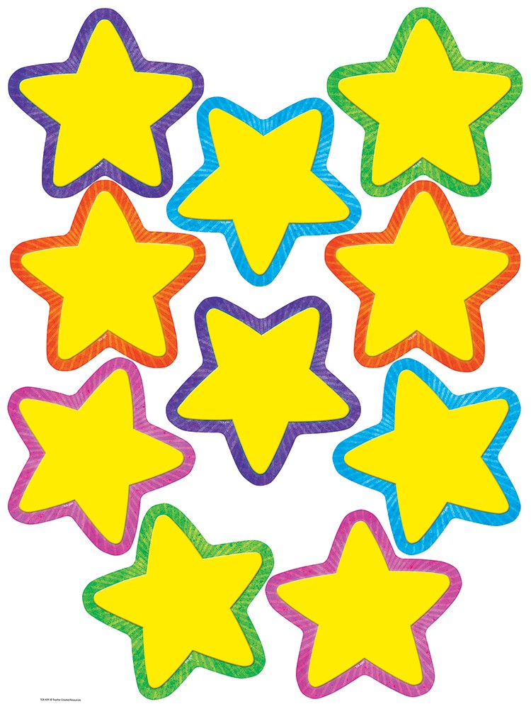 Yellow Stars Accents – CM School Supply