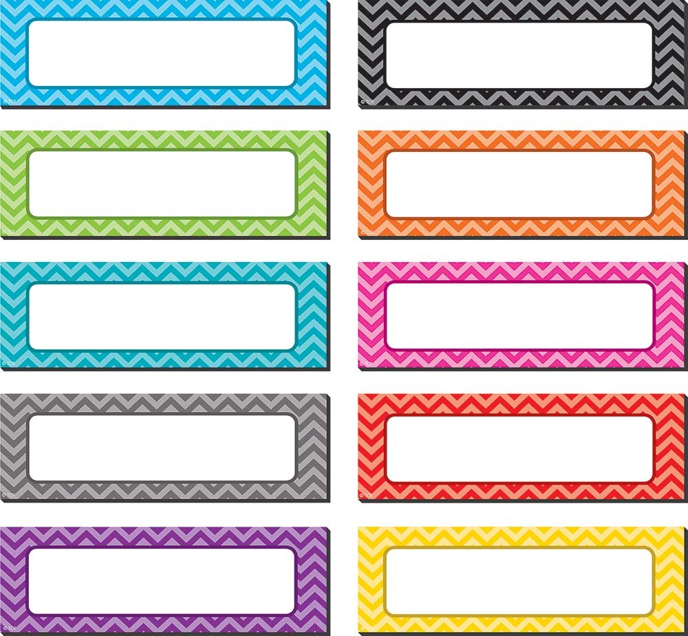 Chevron Labels Magnetic Accents – CM School Supply