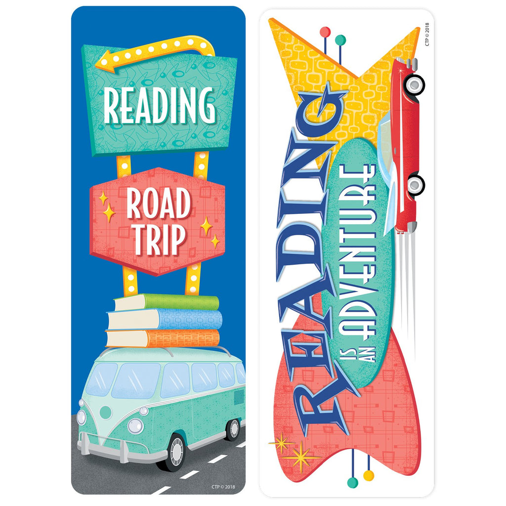 Mid-Century Mod Reading Road Trip Bookmarks – CM School Supply