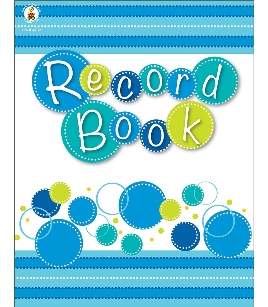 Bubbly Blues Record Book – CM School Supply