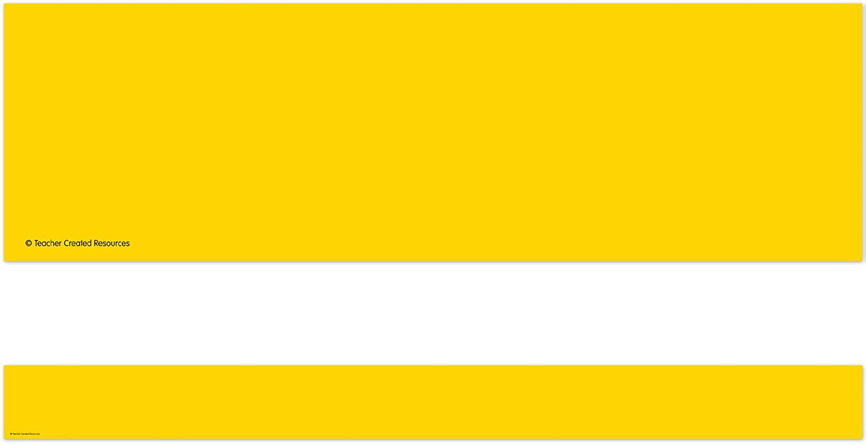 Teacher Created Resources Yellow Gold Straight Border Trim — CM School ...