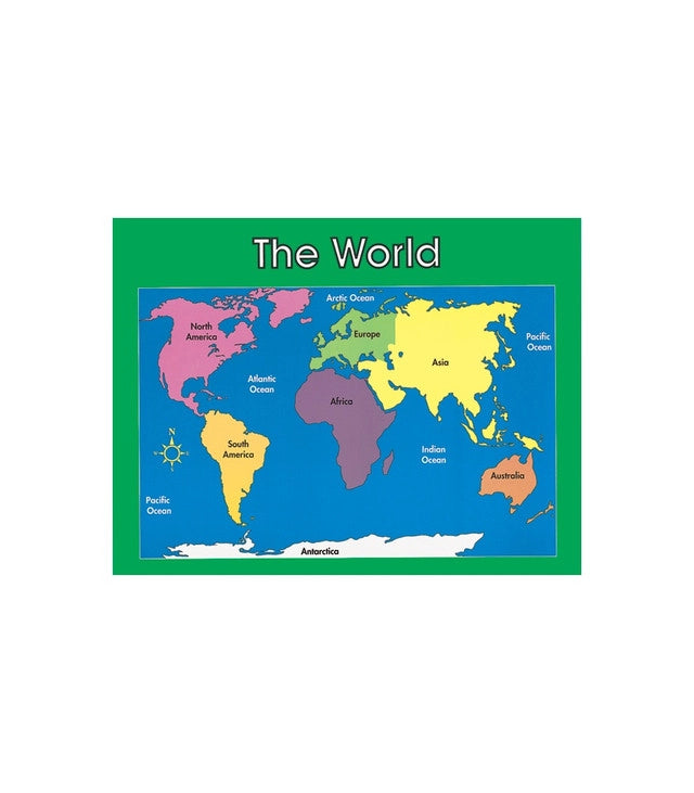 World Map Chart – CM School Supply