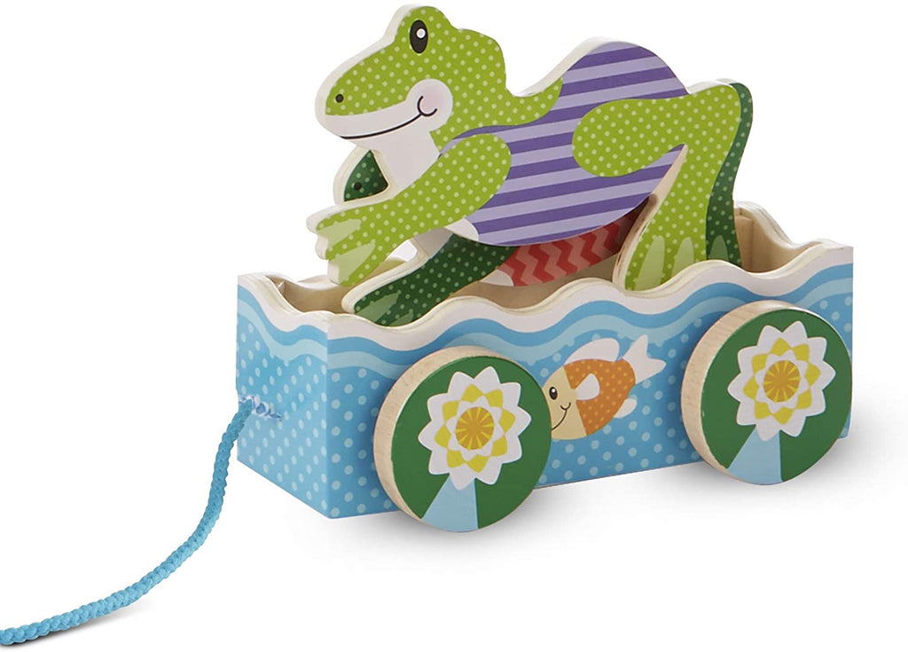 FIRST PLAY Friendly Frogs Pull Toy (DISC) – CM School Supply