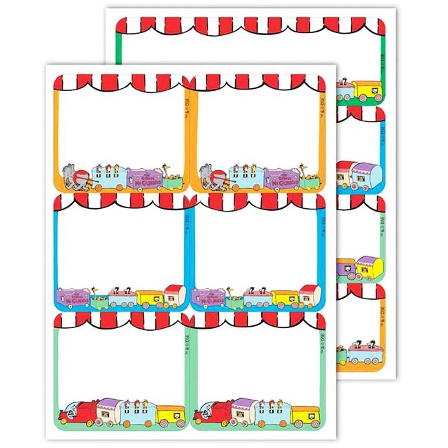 Dr. Seuss If I Ran the Circus Label Stickers — CM School Supply