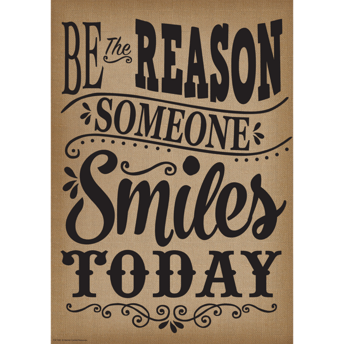Be the Reason Someone Smiles Today Positive Poster — CM School Supply