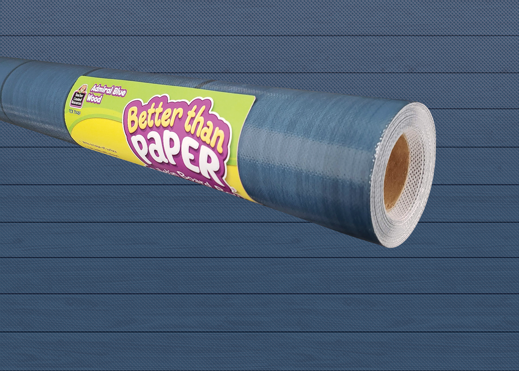Admiral Blue Wood Better Than Paper Bulletin Board Roll – CM School Supply